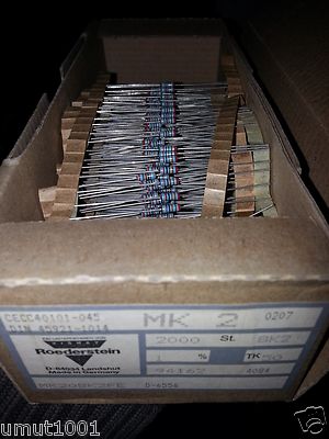 25pcs NOS ROE GERMANY MK2 8k2 1% 1/2W HI END METAL FILM AUDIO RESISTORS ...