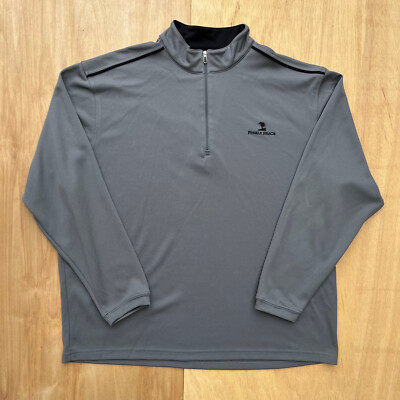 PEBBLE BEACH PERFORMANCE Men’s Long Sleeve 1/4 Zip Pullover Sweatshirt ...