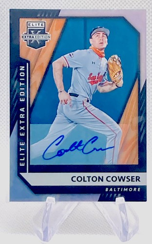 2021 Elite Extra Edition Colton Cowser Base Signatures Insert Auto #5 ...