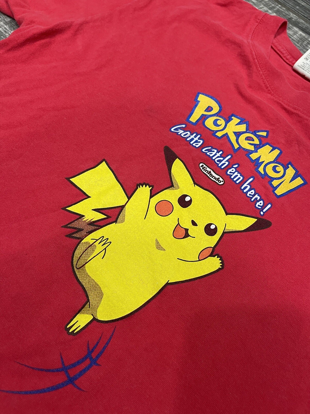 Vintage Pokemon Shirt Pikachu Burger King Promo 90s S… - Gem