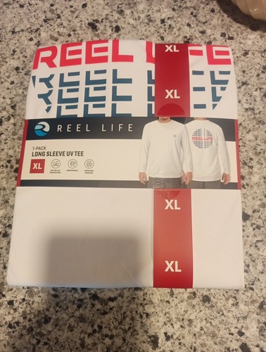 REEL LIFE MENS LONG SLEEVE SHIRT X LARGE ~NEW IN PACKAGE~ | eBay