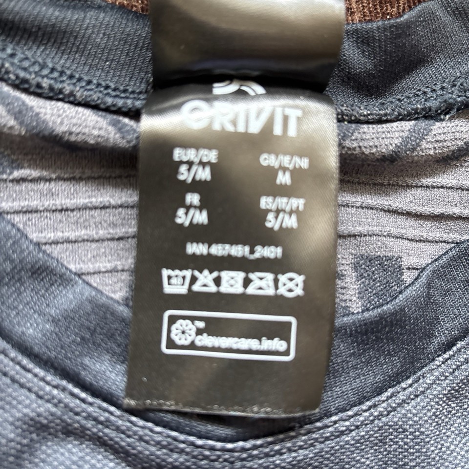Crivit Men's Compression Under Shirt Gym Fit Sports Base Layer M | eBay UK