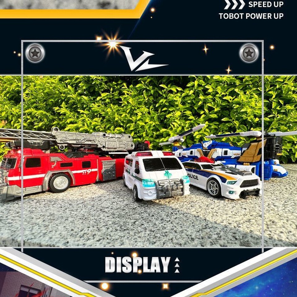 TOBOT V Gigant Saver 4 stage Emergency Combination Giant Justice ...