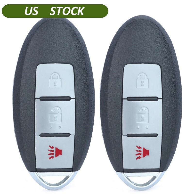 2x 3 Button for Nissan Murano 370Z 2009-2019 Smart Remote Key Fob ...