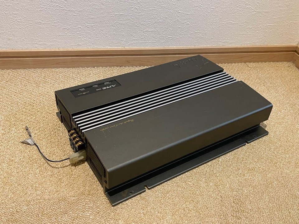 ALPINE Juba 3546 Power Amplifier Powered On Original Item Remote Cable ...