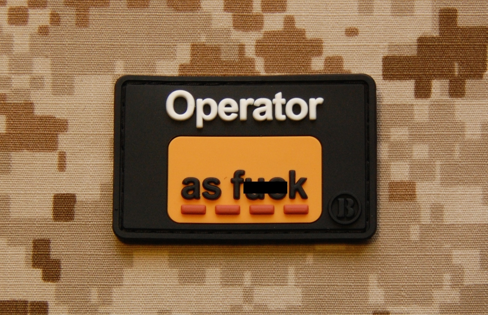 3D PVC Operator As F**k OAF Nation Morale Patch MARSOC Raiders USMC ...