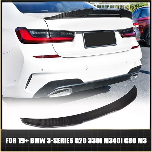 For 19+ BMW 3-Series G20 330i M340i G80 M3 Carbon Fiber M4 V Style ...