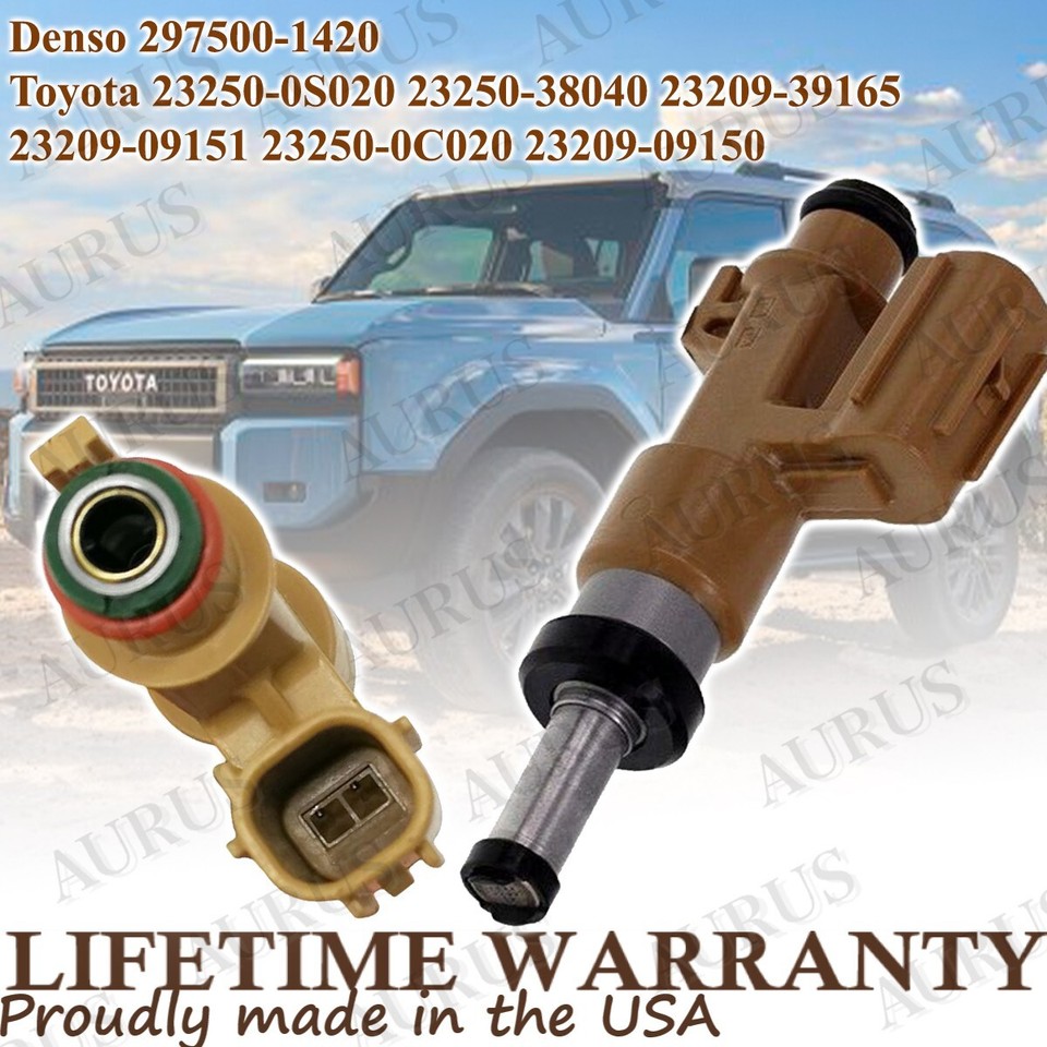 x8 OEM AURUS NEW Fuel Injectors for 2008-2021 Toyota Tundra 5.7L V8 ...