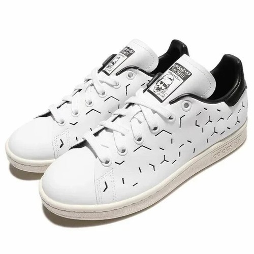 Adidas Originals Women's White Black Stan Smith Shoes Size 7 us BZ0393 ...