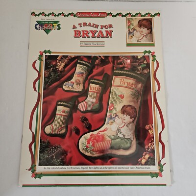 Cross Stitch Christmas Stockings Color Charts Pattern A Train For Brian ...