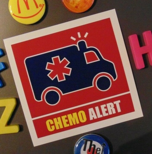 CHEMO ALERT Fridge MAGNET Paramedic Emergency EMS Medical Cancer ...