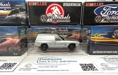 Oz Wheels Red Bellies SILVER Holden HQ PANEL VAN Diecast Car | eBay