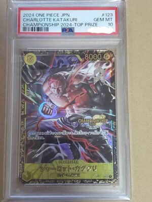 PSA10 Charlotte Katakuri SEC OP03-123 Championship 2024 Top Prize One ...