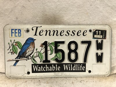 2011 Tennessee Watchable Wildlife License Plate | eBay