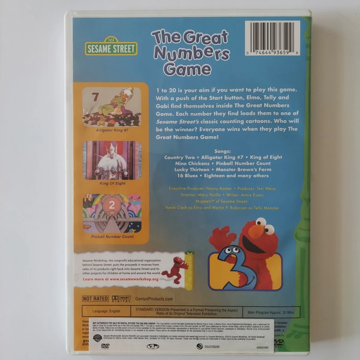 Sesame Street The Great Numbers Game Vhs Ebay