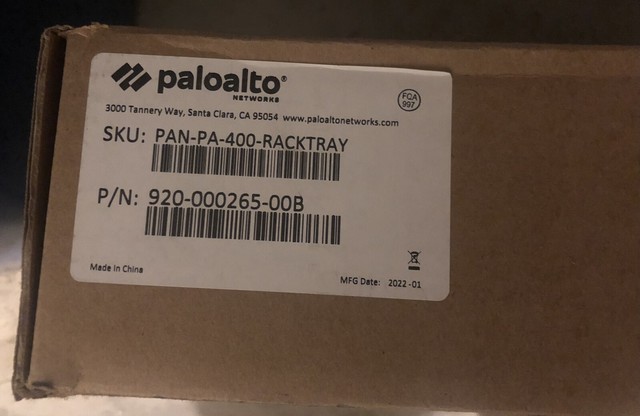 Palo Alto Networks PAN-PA-400-RACKTRAY 19" Rackmount Kit for sale ...