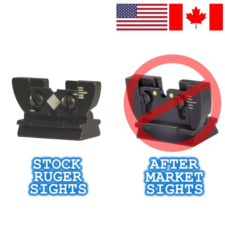 Ruger 10/22 1022 Aperture Ghost Ring Sights Set Created by Cay Upgrade ...