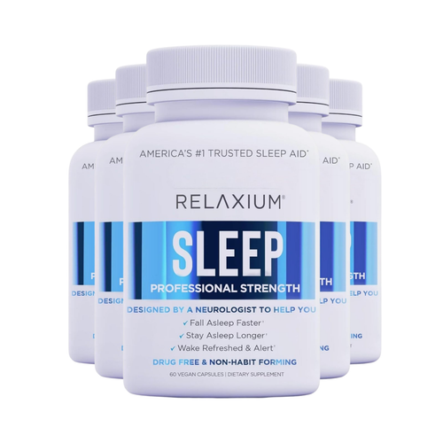 5-Pack Relaxium Sleep Natural Dietary Supplement for Better Sleep (300 ...