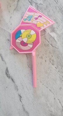 1987 Barbie Sensations Jukebox Music Shop Replacement Pink Playset Sign ...