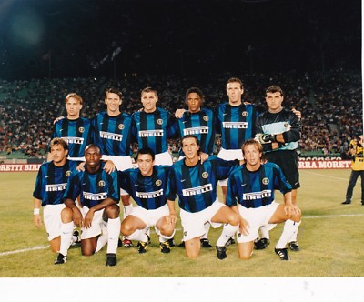 Calcio/football Foto INTER anni '90 con Vieri originale | eBay