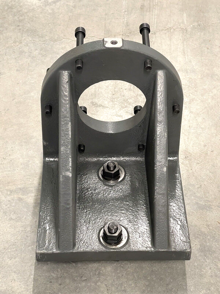 HAAS MILL TABLE ADAPTER 05-0224 90 DEG CAST IRON for 8" 3-JAW MANUAL ...
