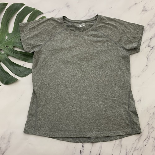 Eastern Mountain Sports Womens Techwick Short Sleeve Tee Size L Gray ...