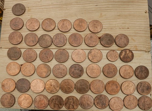 collection of 52 old penny coins 1961 - 1967 most uncirculated | eBay