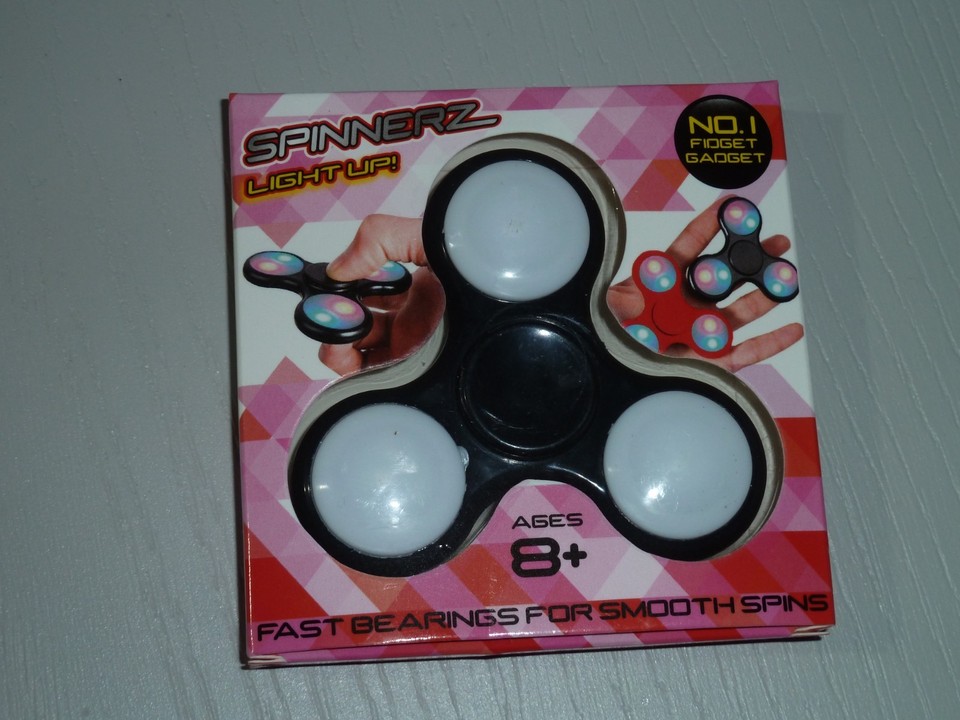 9 Fidget Spinners Assorted Colour DO NOT LIGHT UP Autism Stress Relief ...