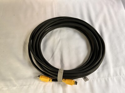 25 Ft Premium Mini Din 4-pin S-Video SVideo Cable For TV/VCR/DVD/CABLE ...