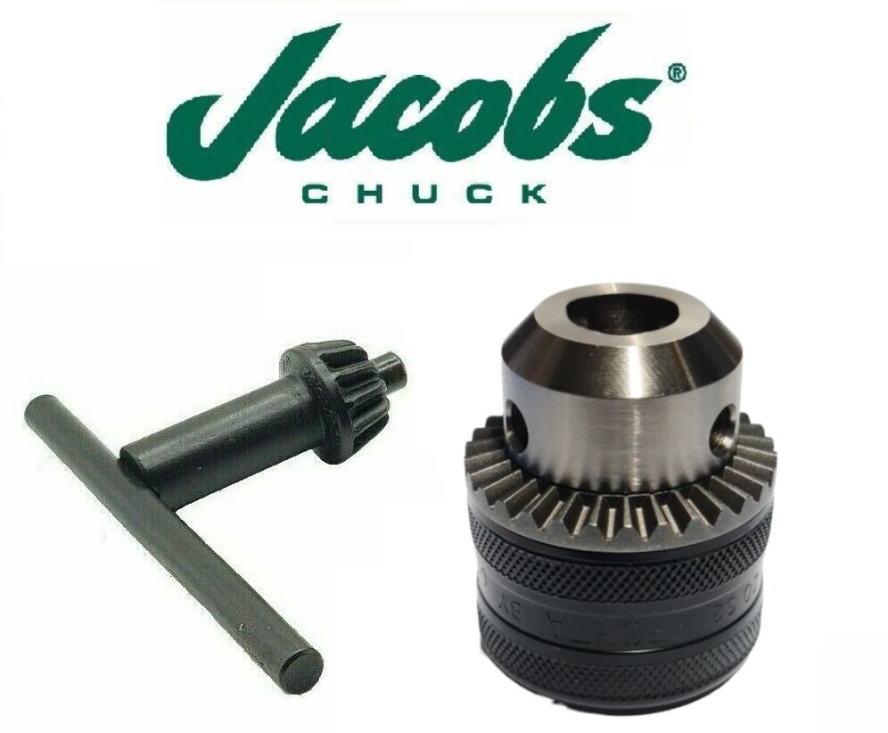 Drill Chuck *Porta Jacobs* + S2 Key 1/2 x 20 Thread 1.5mm - 13mm DRILL ...