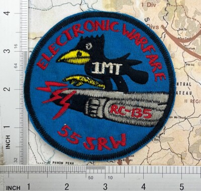 patch , usaf rc-135 55th srw imt electronic warfare , us air force , t6 ...