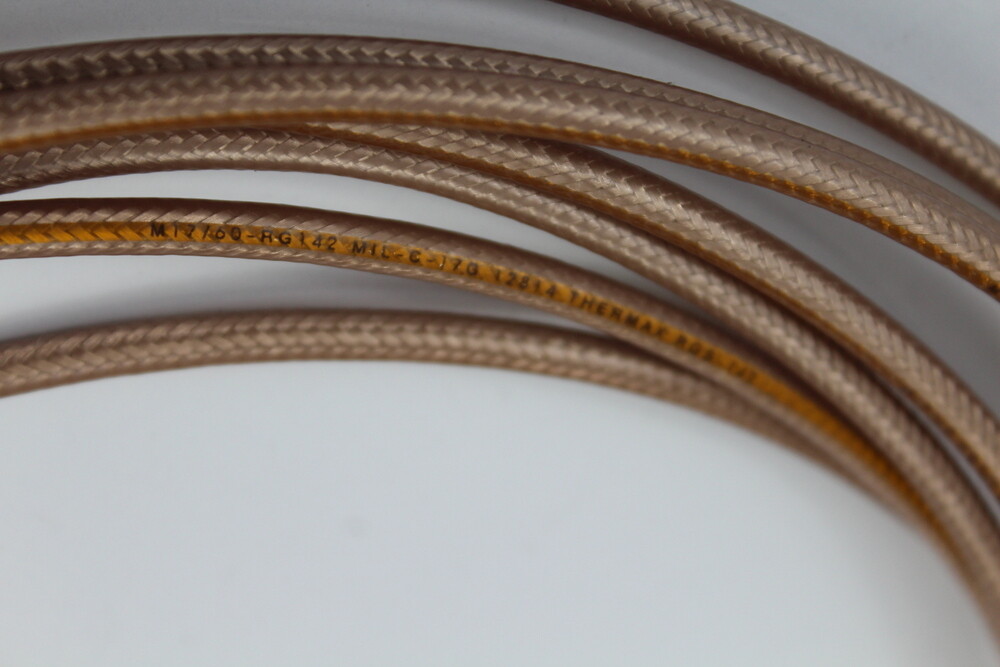 THERMAX M17/60-RG142 Cable 200" with N type R/A male connector MIL-C ...