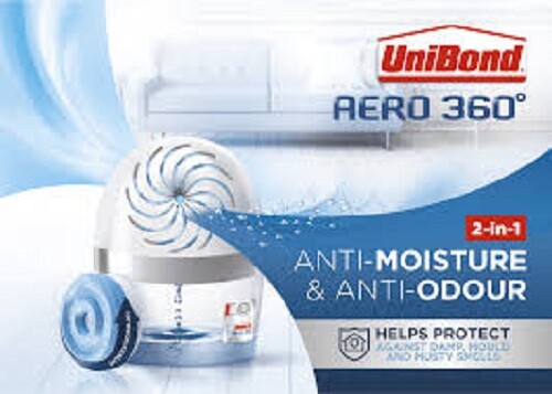 Unibond AERO 360 Room Moisture Absorber Device Dehumidifier Home ...