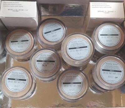 Mary Kay Mineral Powder Foundation (Beige/Ivory/Bronze) Disc'd. Opened ...