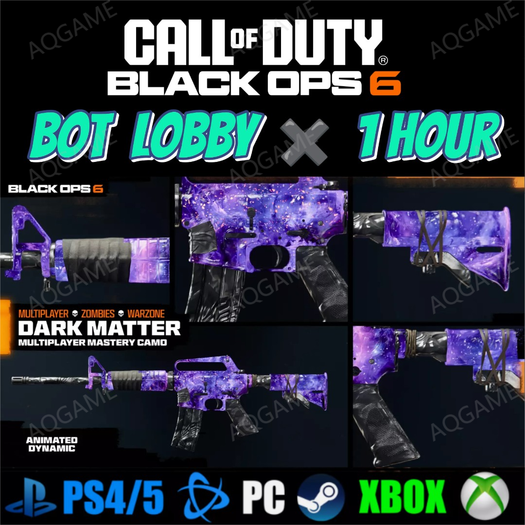 💯Call of Duty Black Ops 6 🔥 1 Hour Bot Lobby🔥Easy | Fast | XP | Camos🔥 ...