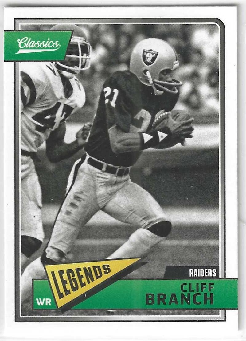 2018 Classics #169 Cliff Branch Oakland Raiders Colorado HOF | eBay