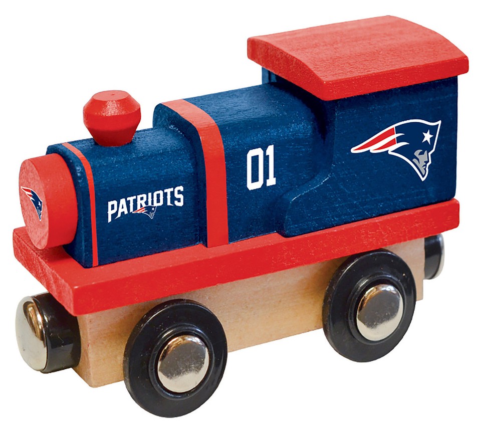 NEW ENGLAND PATRIOTS WOOD TRAIN NEW & OFFICIALLY LICENSED | eBay