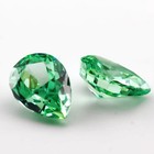 Pear Cut Green Crushed Ice Cut Loose Cubic Zirconia CZ Stone AAAAA+ For ...