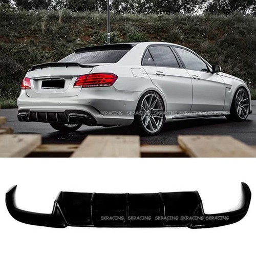 Glossy black Rear Bumper Diffuser Lip Fits Mercedes Benz W212 E350 E63 ...