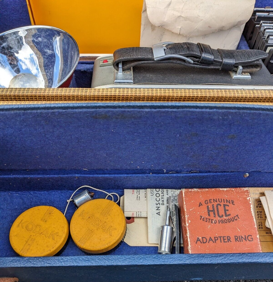 Graflex 4x5 Super Speed Graphic Camera Kit with Flash Backs Case | eBay