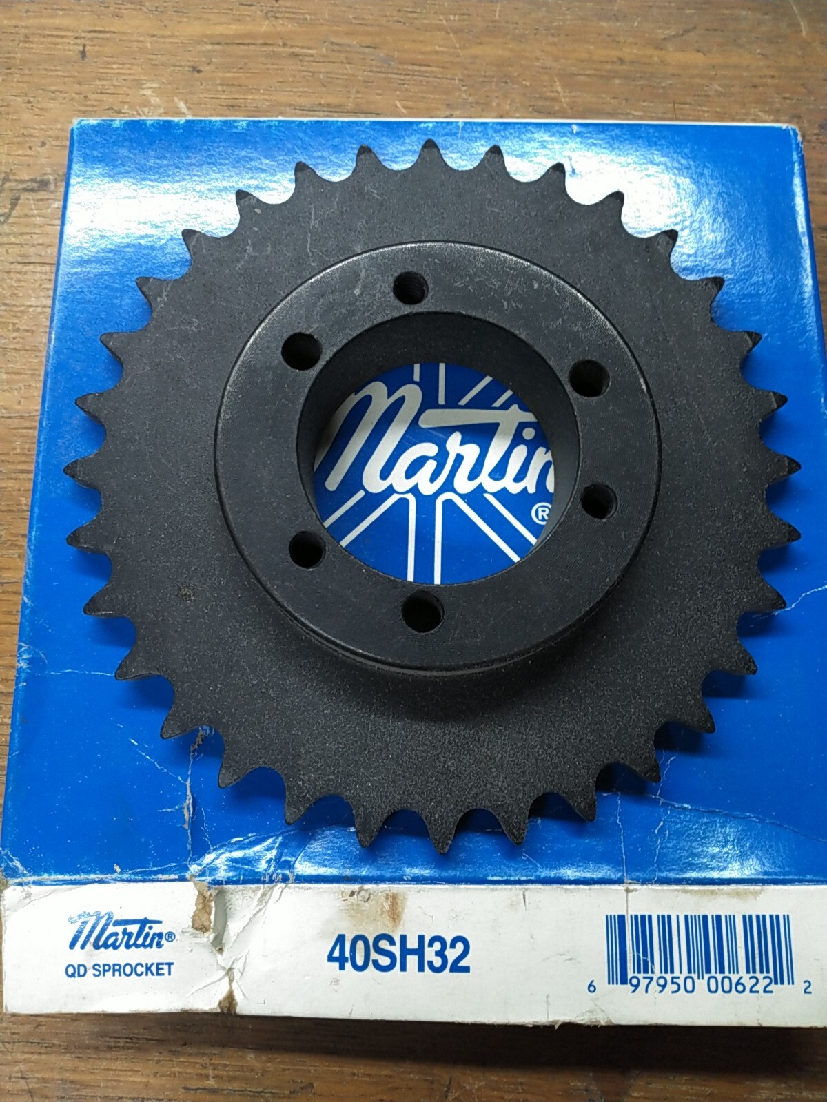 Martin 40SH32 Sprocket 32-Tooth SH-type Bushing Bore for #40 Chain | eBay