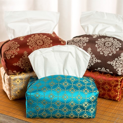 Rectangular Fabric Tissue Box Cover Home Decor Storage For Tissue ...