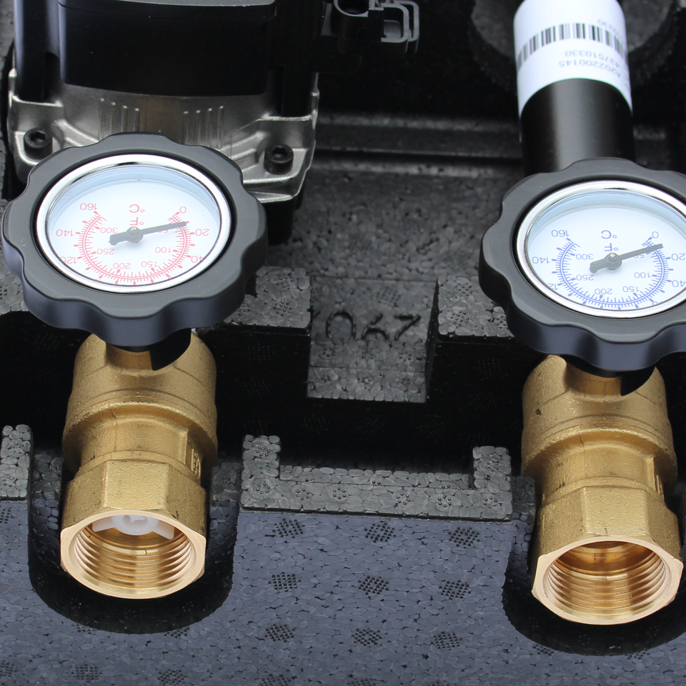 Pump Group With 3 Way Mixer Heating Circuit Heating Set Grundfos Pump ...