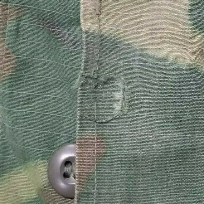 Vintage USGI 1969 ERDL Camo Slant Pocket Vietnam Jacket Shirt Ripstop ...