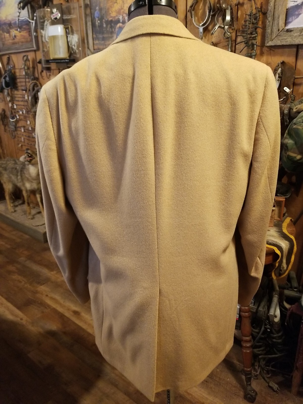 Men's 100% Camel Hair Suit Jacket 20" Across Shoulder… - Gem