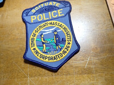 SCITUATE MASSACHUSETTS CAPE COD OBSOLETE EARLY VEST PATCH BX 6 #5 | eBay