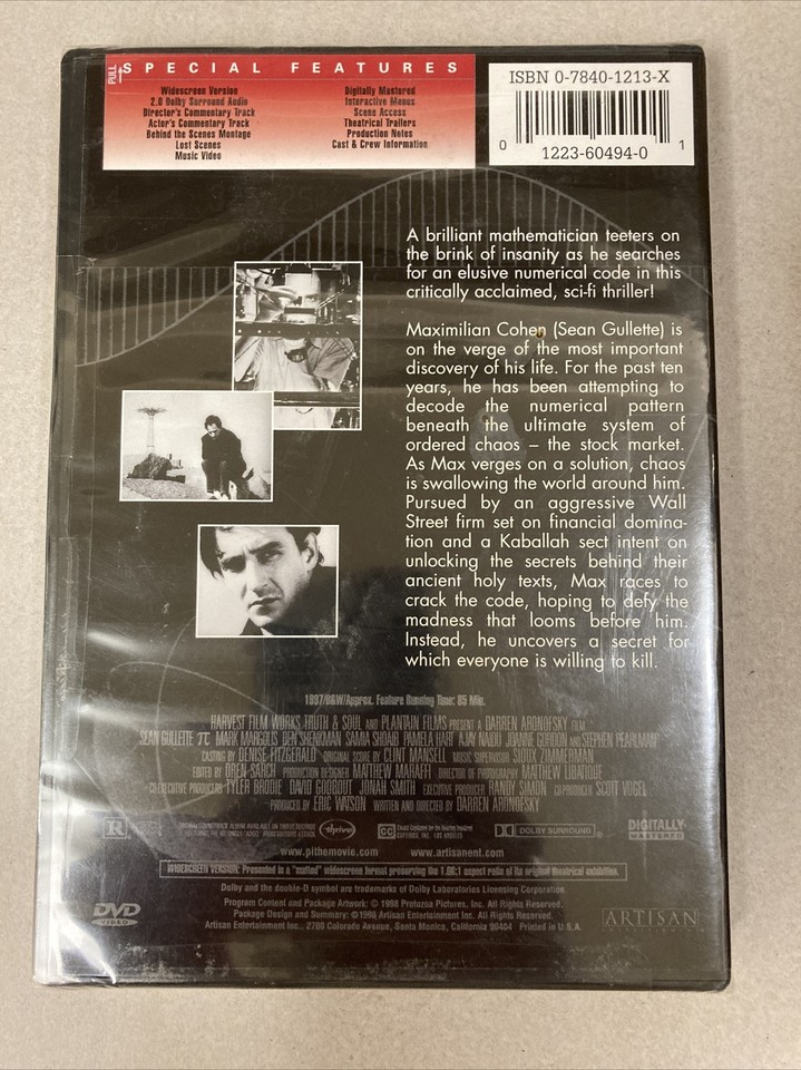 Pi (DVD, 1998) 12236049401 | eBay