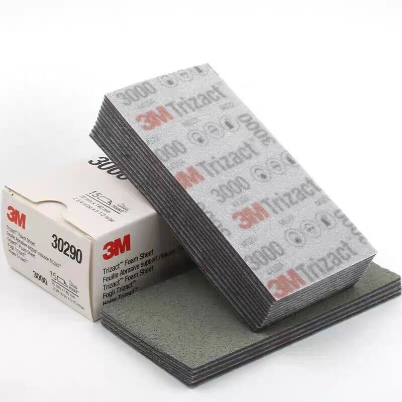 3M 30290 Trizact Hookit P3000 Grit Foam Sheets 15PCS/Box | eBay