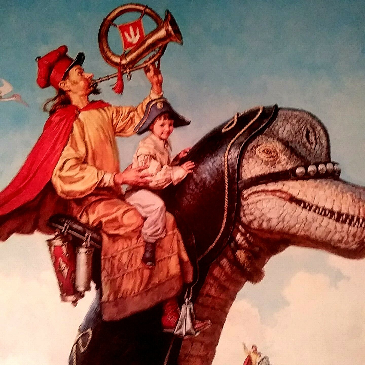 JAMES GURNEY DINOTOPIA POSTER, BRACHIOSAURUS, 22x28" VINTAGE ORIGINAL ...