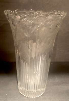 Borgonovo Clear Glass 5 3/4" Vase It is Signed Borgonova and Italy 15 ...